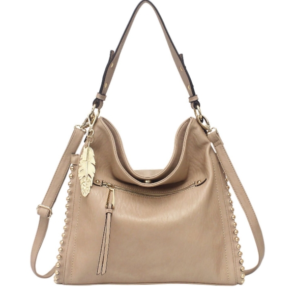 Jessica Simpson | Bags | Jessica Simpson Camille Taupe Color Hobo Bag ...